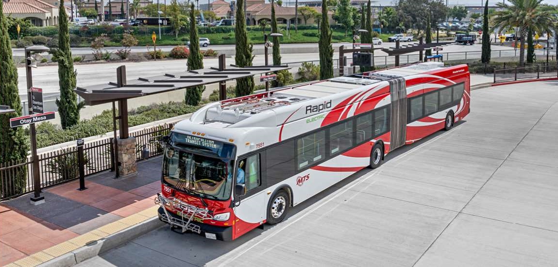 San Diego MTS Launches Region’s First Electric Rapid Service ...