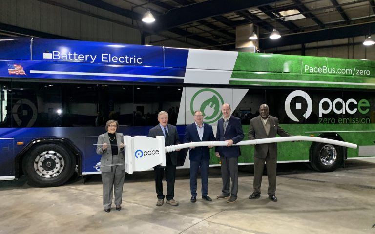 Pace Inaugural Electric Bus Enters Service | Passenger Transport