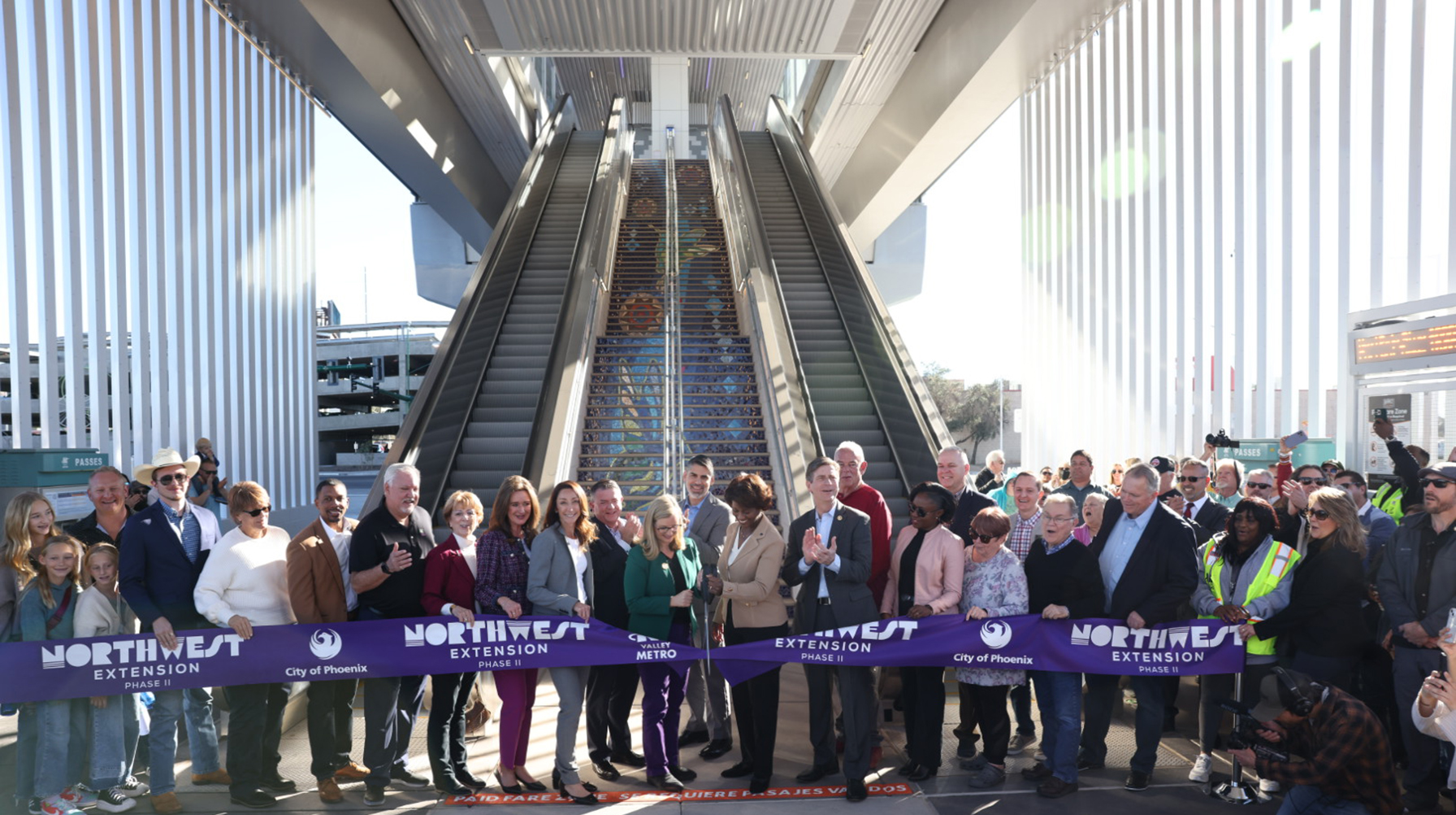 Valley Metro Opens Northwest Phase II Light Rail Extension | Passenger ...
