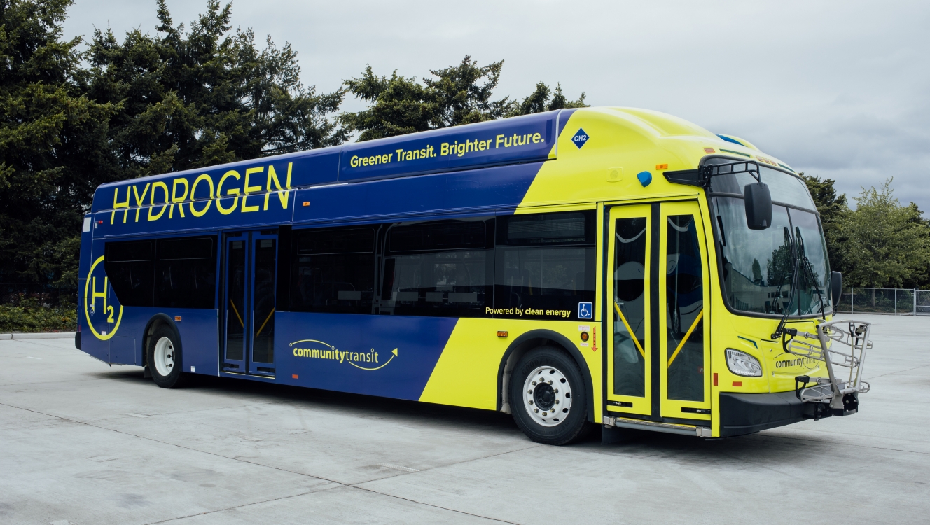 Community Transit Receives Region’s First Hydrogen-Powered Electric Bus ...
