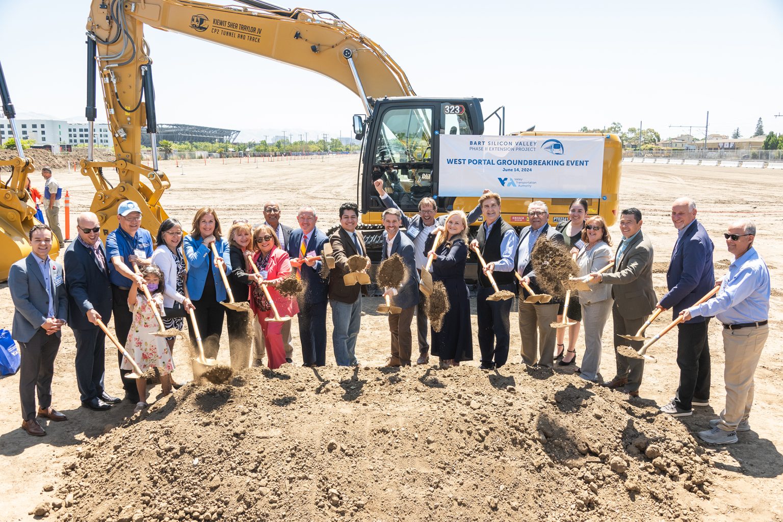 VTA Breaks Ground on BART Silicon Valley Phase II Extension | Passenger ...