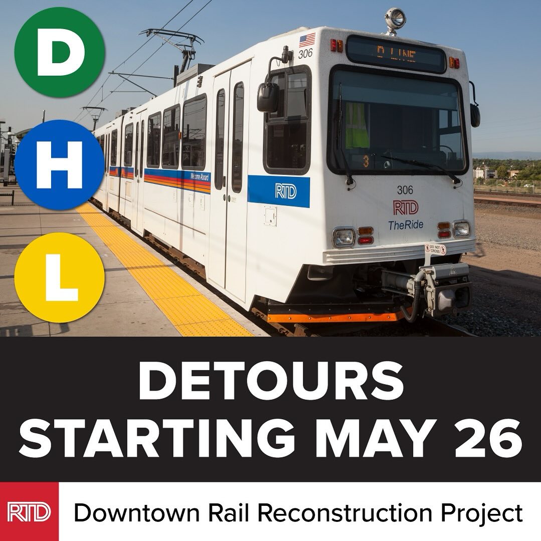 Denver RTD on Track in Downtown Rail Reconstruction Project | Passenger ...