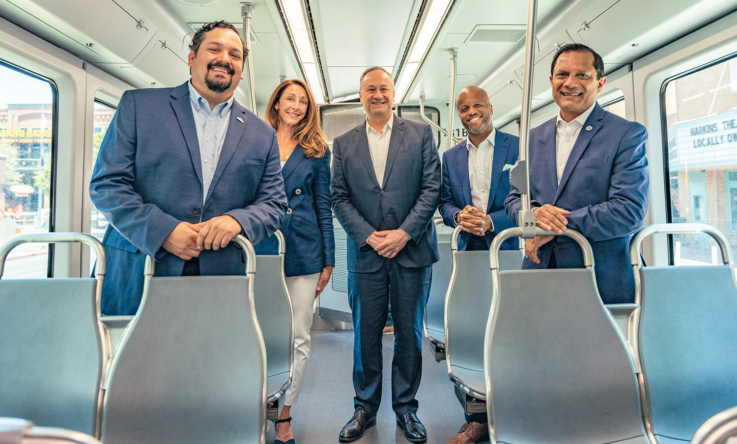 Valley Metro Hosts U.S. Second Gentleman for Streetcar Ride | Passenger ...