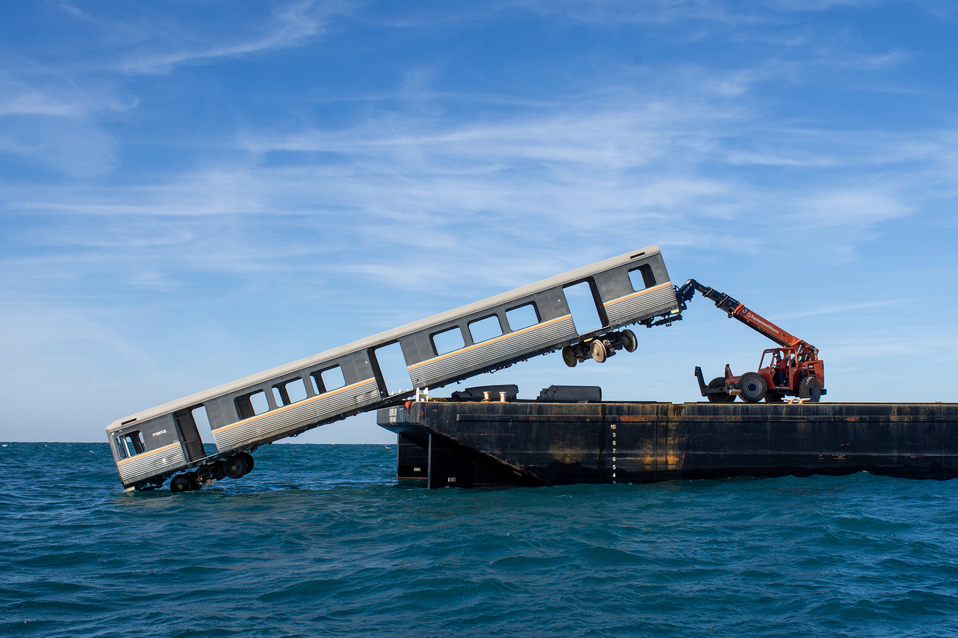 MARTA Railcars Developing into Atlantic Ocean Reef Habitats | Passenger ...