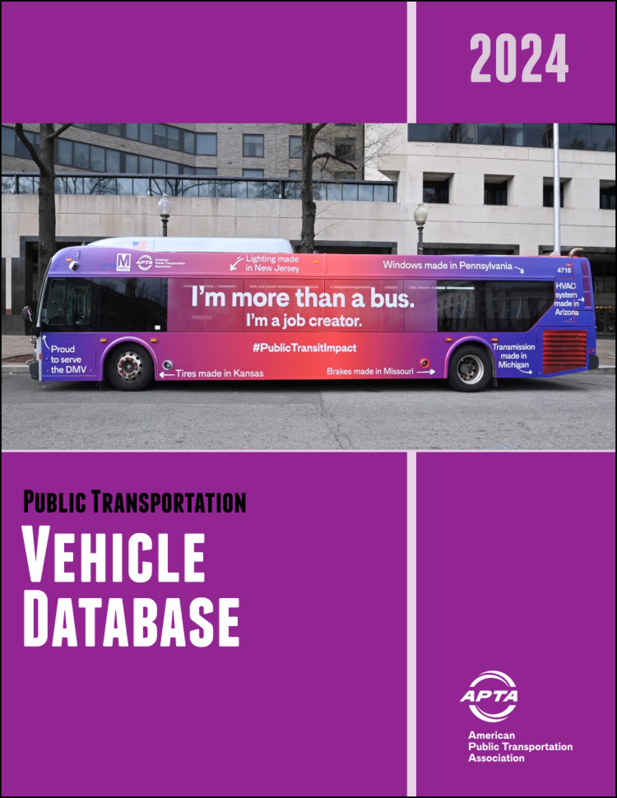 APTA Releases 2024 Public Transportation Vehicle Database | Passenger ...