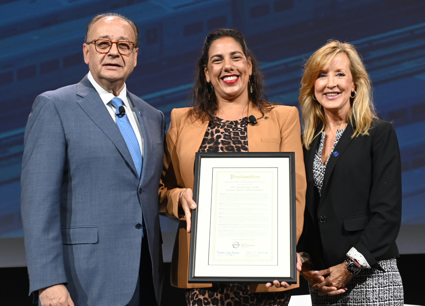APTA Presents FTA with Proclamation for 60 th Anniversary | Passenger Transport