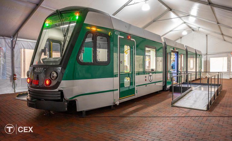 MBTA Showcases Green Line Type 10 Vehicle Mockup | Passenger Transport