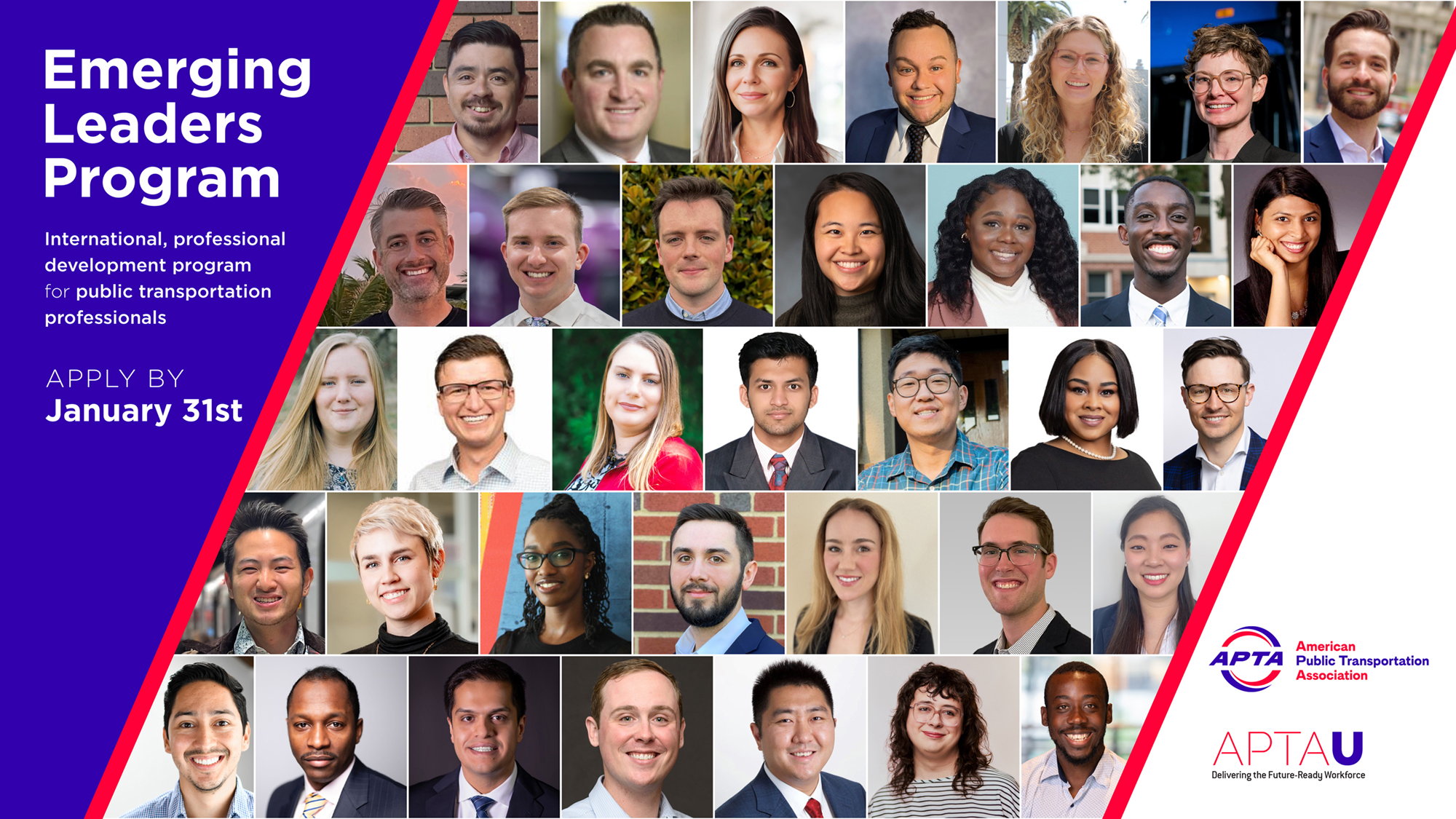 APTA Emerging Leaders Program Application Deadline Soon! | Passenger ...