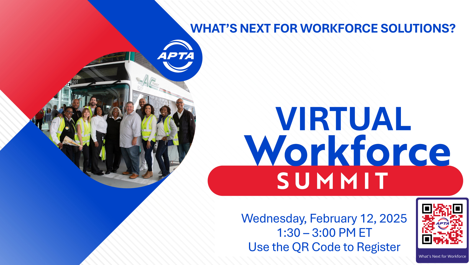 What’s Next for the Workforce: 2025 APTA Virtual Workforce Summit | Passenger Transport