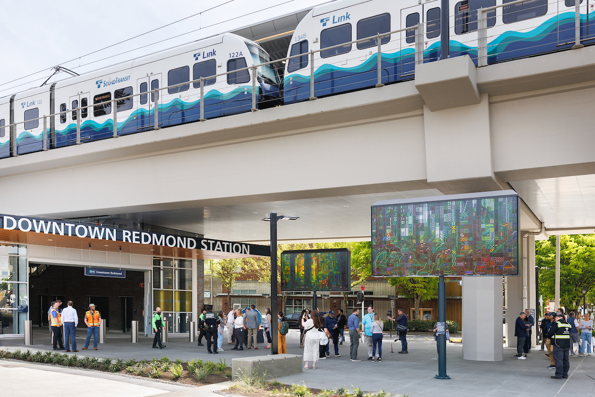 Sound Transit Opens Link Light Rail to Downtown Redmond | Passenger ...
