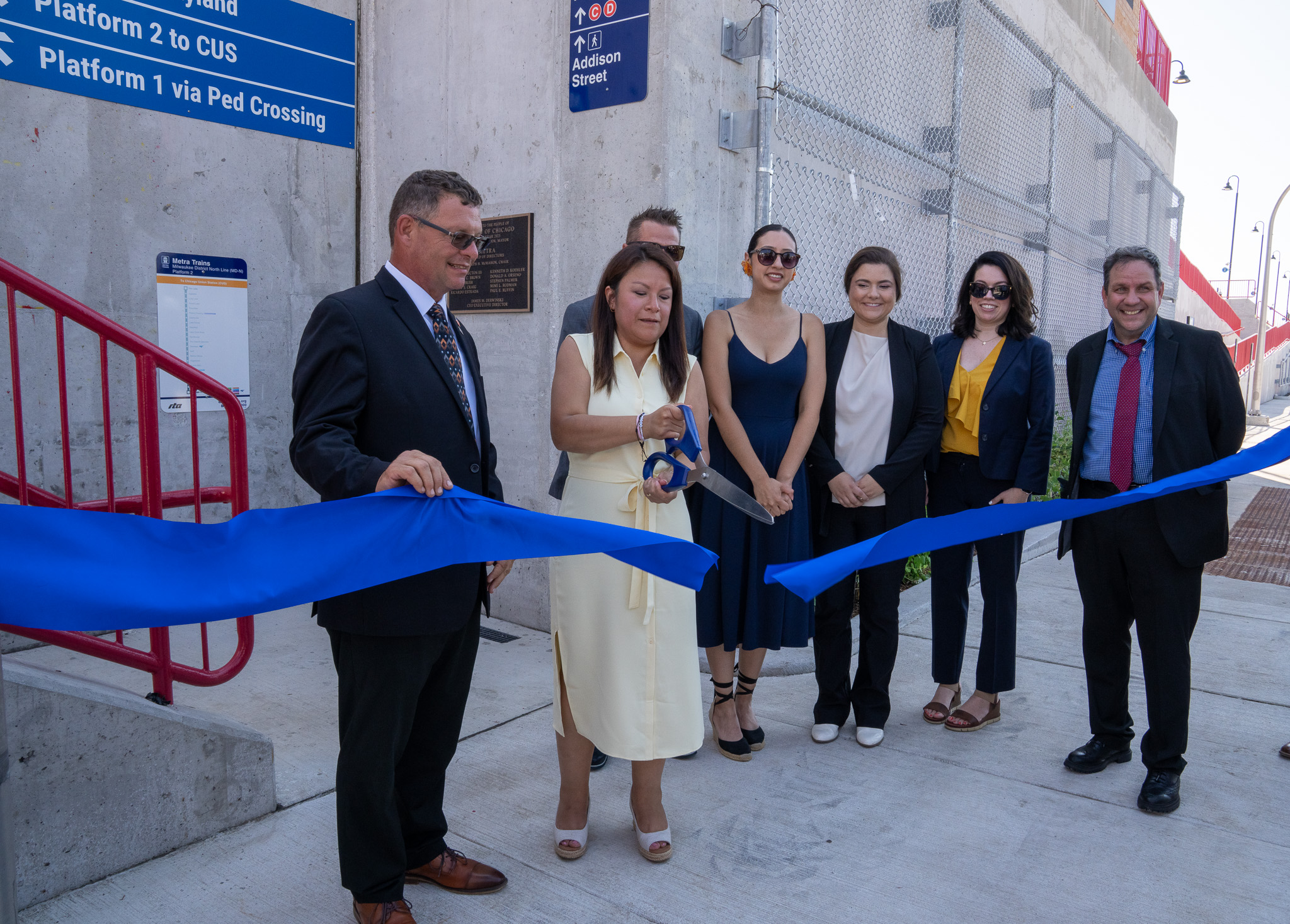 Metra Opens New Grayland Station, Dedicates New Bridge | Passenger ...