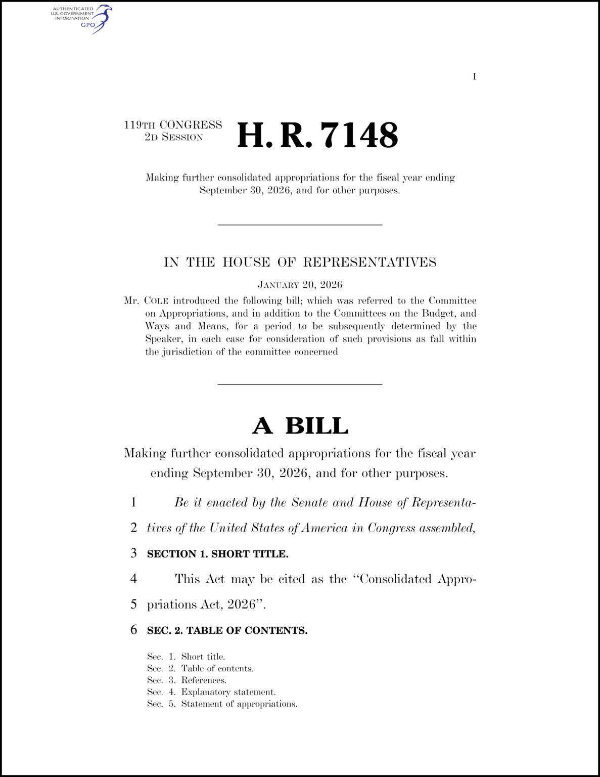 House and Senate Approps. Committees Unveil Bipartisan FY26 THUD ...