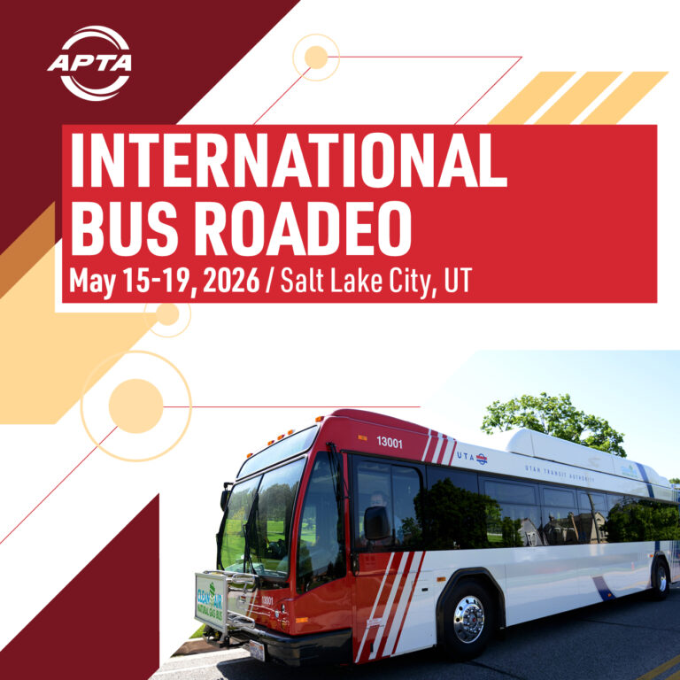 Join 1,000 Bus and Paratransit Professionals at APTA Mobility ...